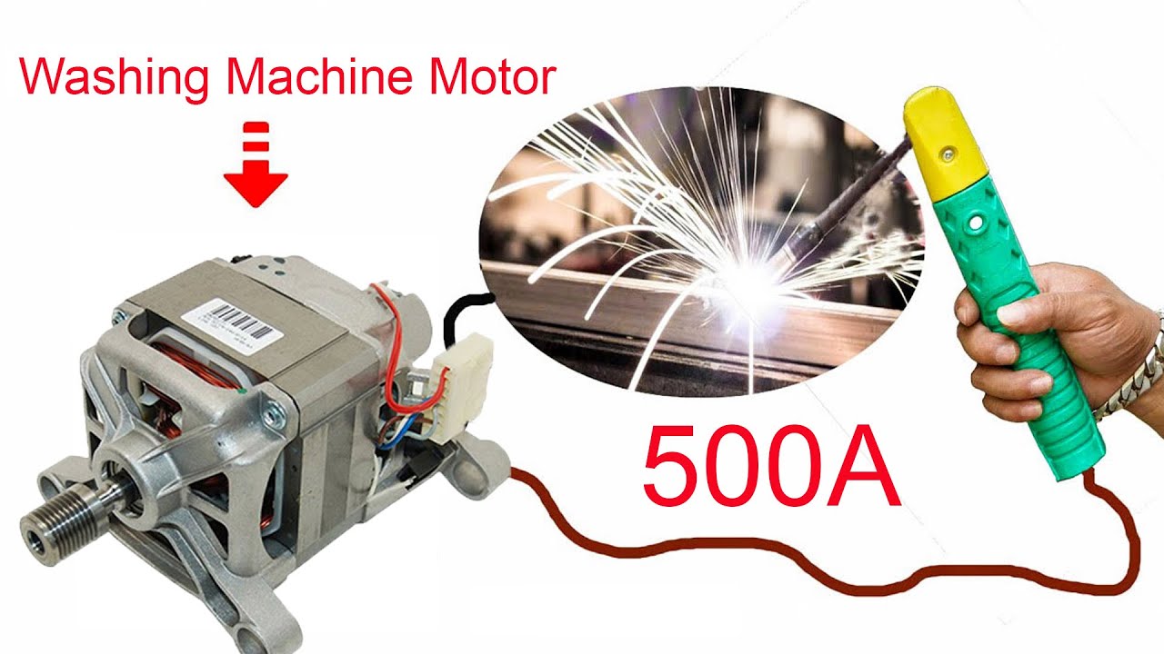 I turned Washing Machine Motor into a Welding Machine - YouTube