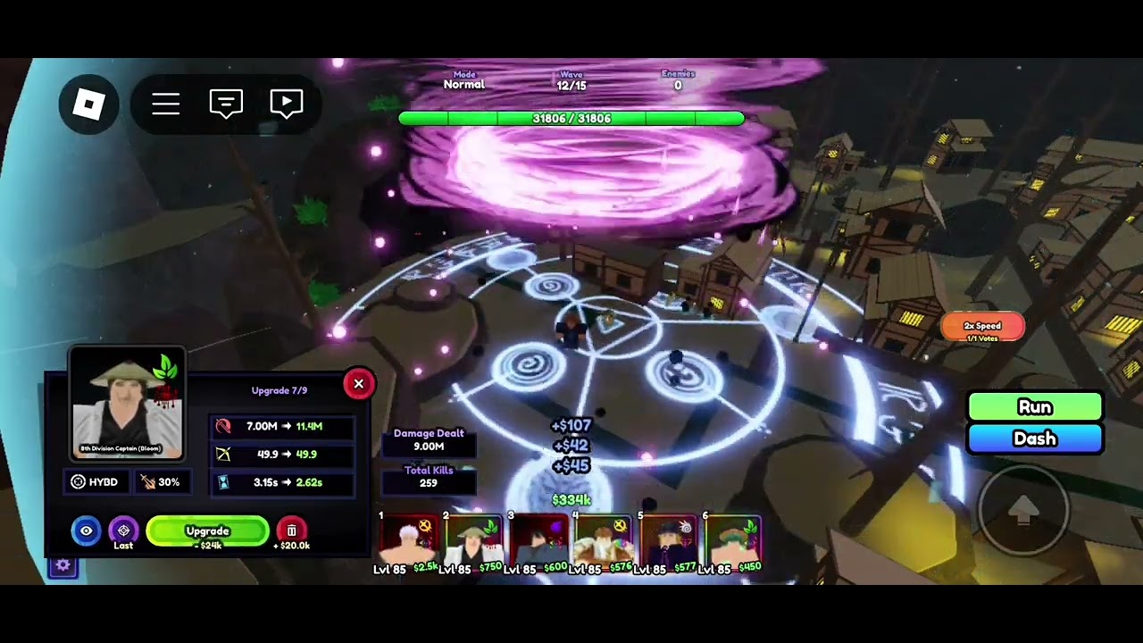 8th Division Captain (Bloom) glitched and max skill tree showcase on ...