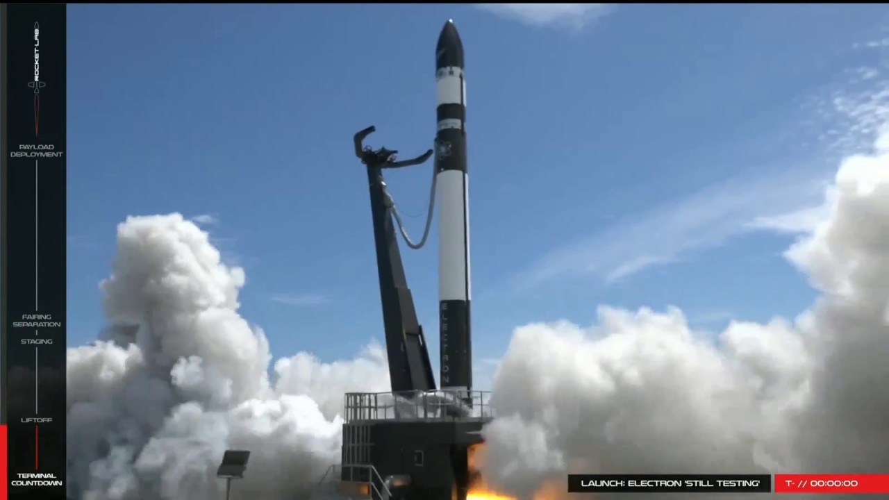 LIFTOFF - LIVE New Zealand Rocket Lab Electron Testflight 'Still ...