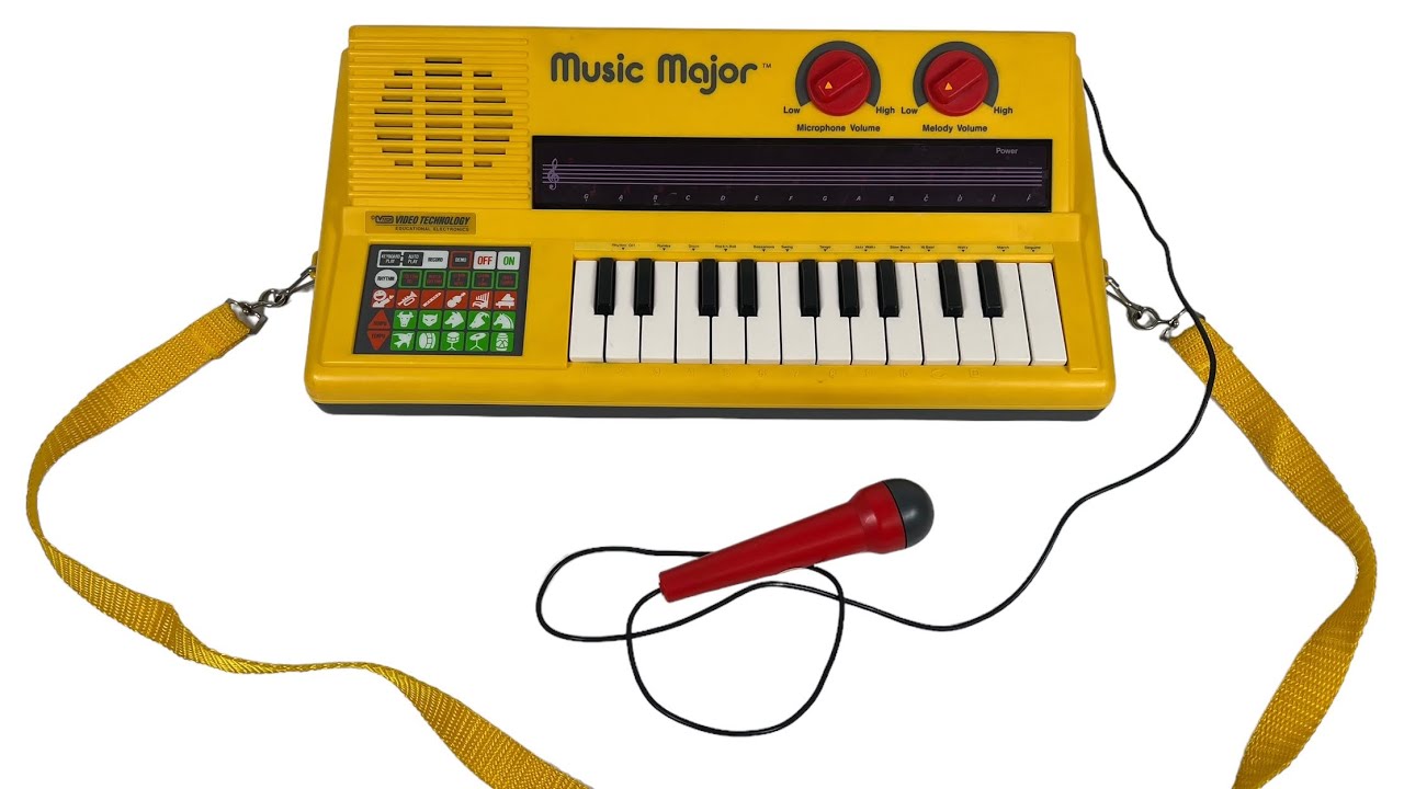 Vtech Music Major Electronic Piano Keyboard 1986 Working 80’s Nostalgia ...