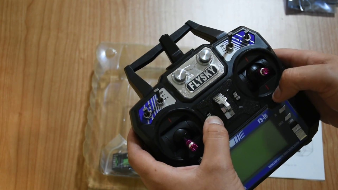Flysky FS-I6 unboxing 2.4GHZ 6CH - YouTube