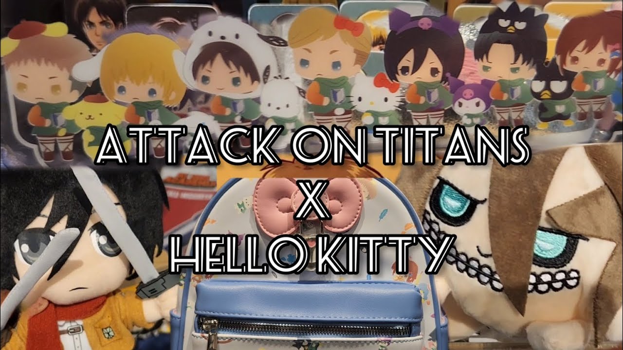 🙎🏻‍♂️⚔️🎀Attack On Titan x Hello Kitty| #boxlunch #attackontitan # ...