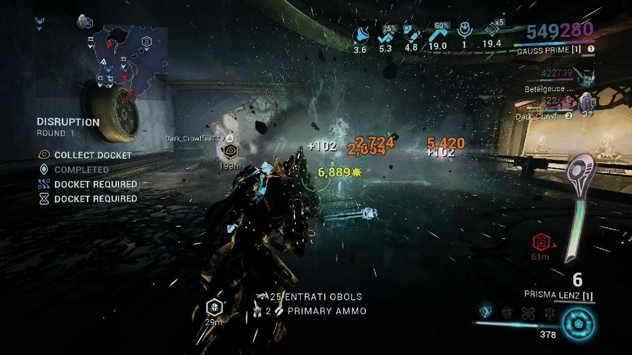 Warframe - Dante Disruption Mission. - YouTube