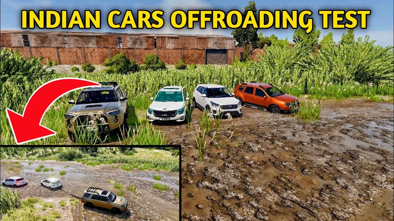 INDIAN CARS OFFROADING TEST IN BeamNG.Drive GAME || INDIAN CARS ...