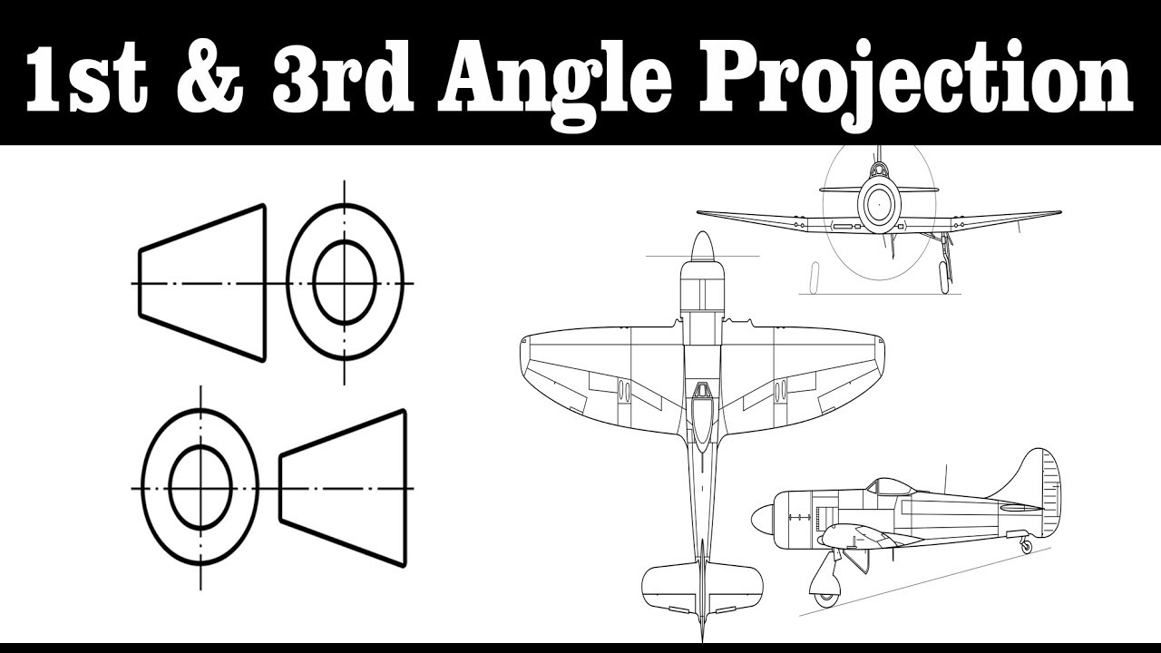 1st & 3rd angle projecten in Tamil - YouTube