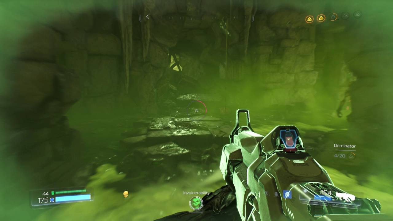 Doom 2016 - Titan's Realm: Yellow Skull & Praetor Token Location, Toxic ...