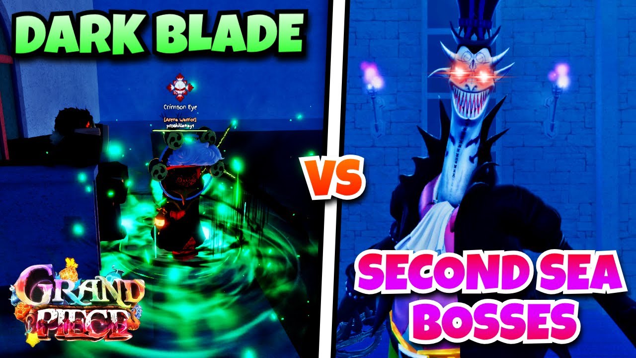 [GPO] Dark Blade VS All Second Sea Bosses - YouTube