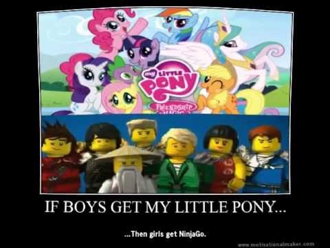 mlp fim ninjago and one princess - YouTube