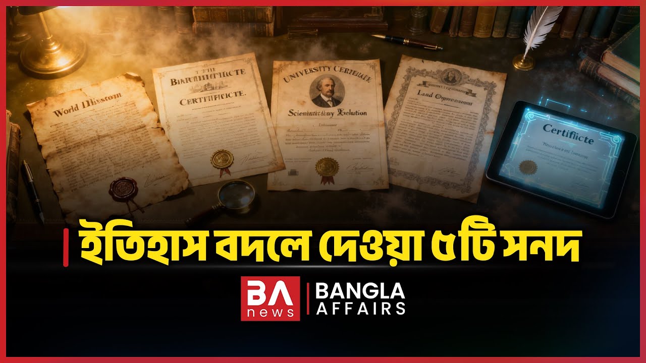 ইতিহাস বদলে দেওয়া ৫টি সনদ | History of Charter | Bangla Affairs - YouTube
