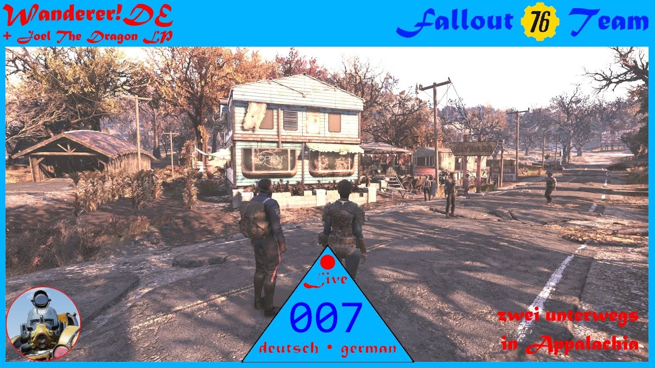 🔴Live🔴 Fallout 76 • 007 • Baupläne Bagger Rüstung • Team Joel The ...