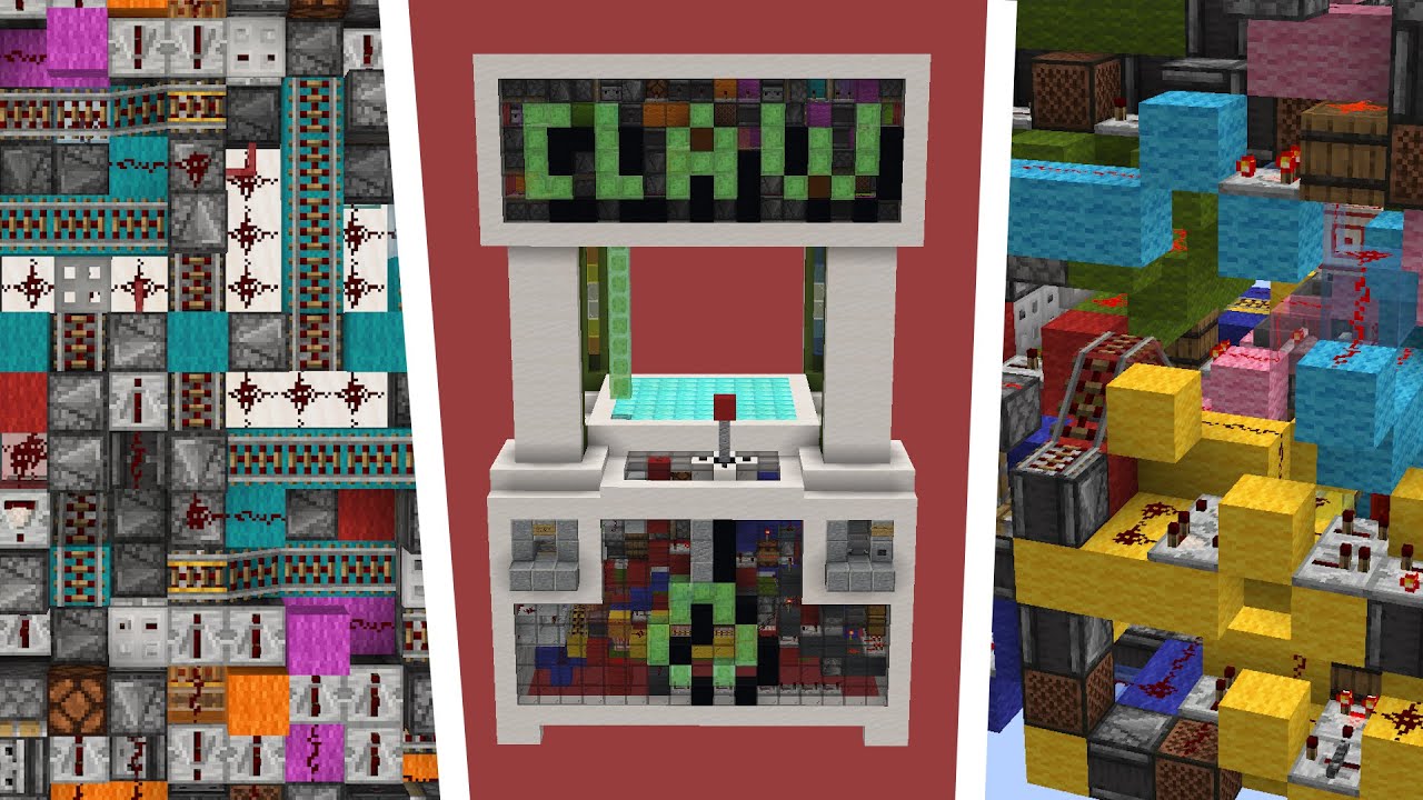 The ULTIMATE Redstone Claw Machine! (9x9) - YouTube