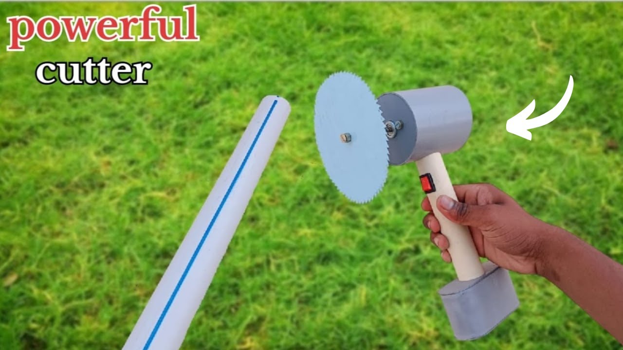 Cutter machine || how to make powerful cutter machine at home - YouTube