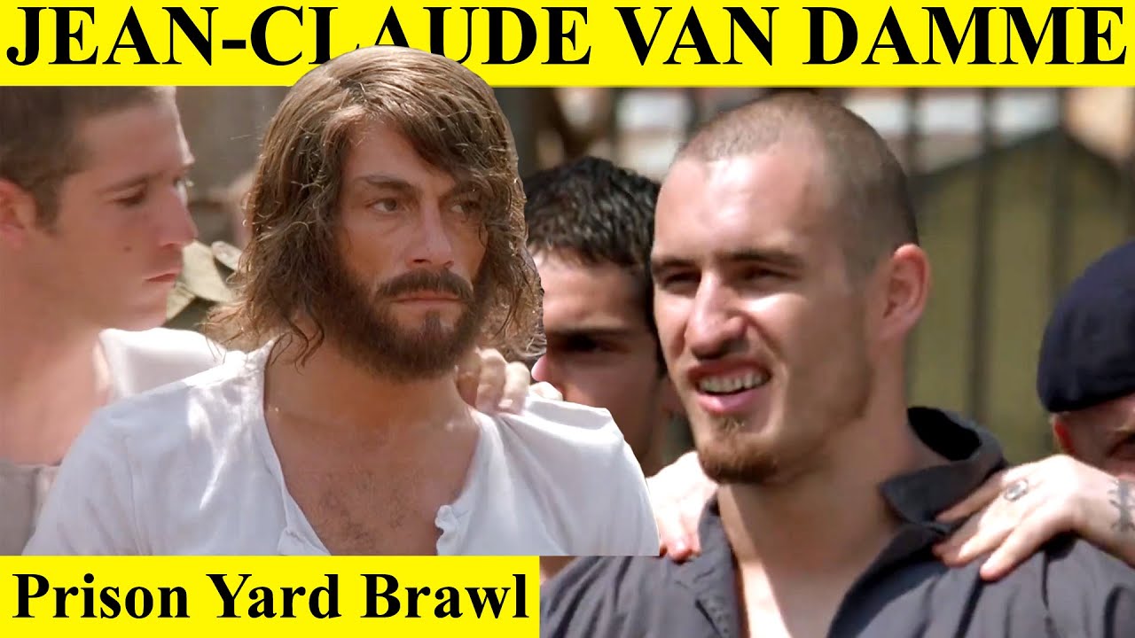JEAN CLAUDE VAN DAMME Prison Yard Brawl IN HELL 2003 - YouTube