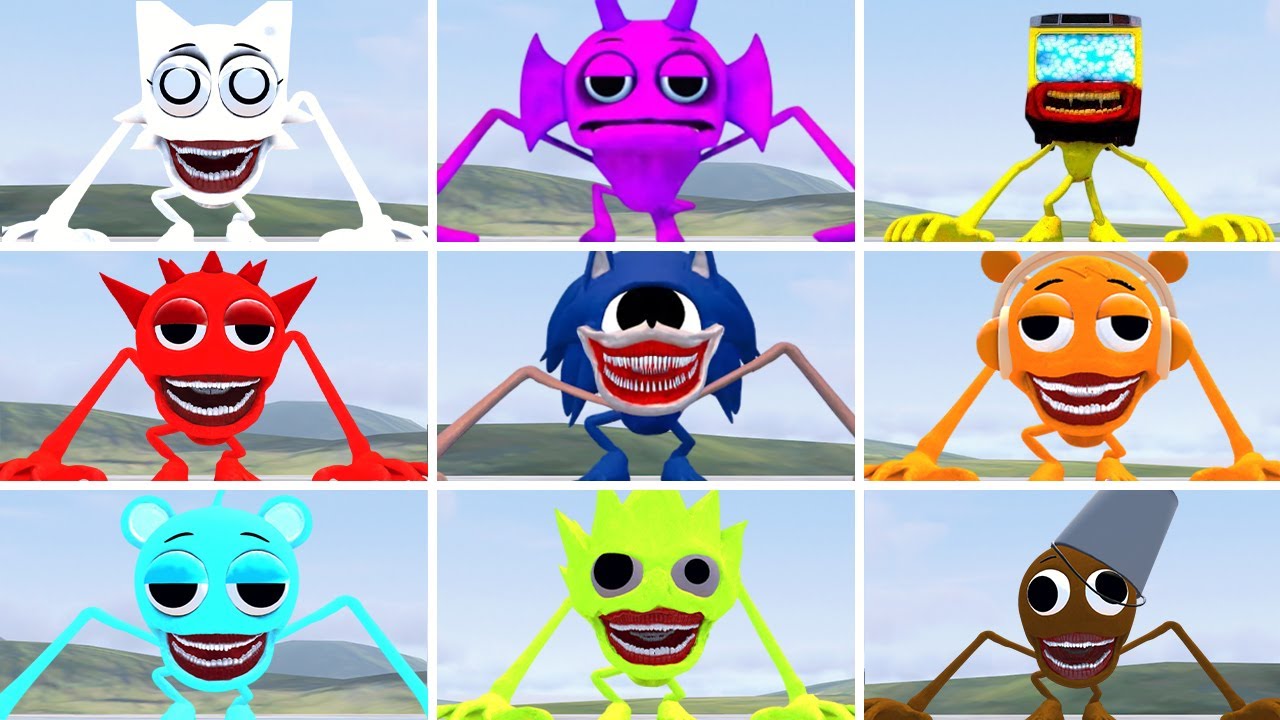 I FOUND ALL NEW THE SPRUNKI TAPES FAMILY in Garry's Mod! - YouTube