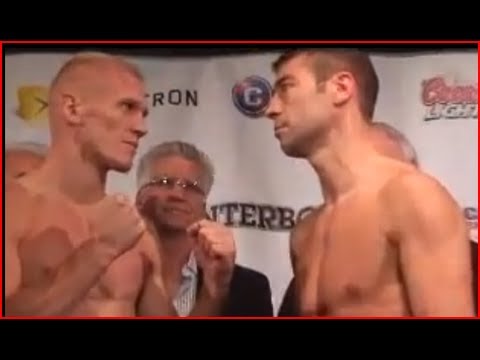 Weigh in Lucian Bute vs Denis Grachev & Allan Green vs Renan St-Juste ...