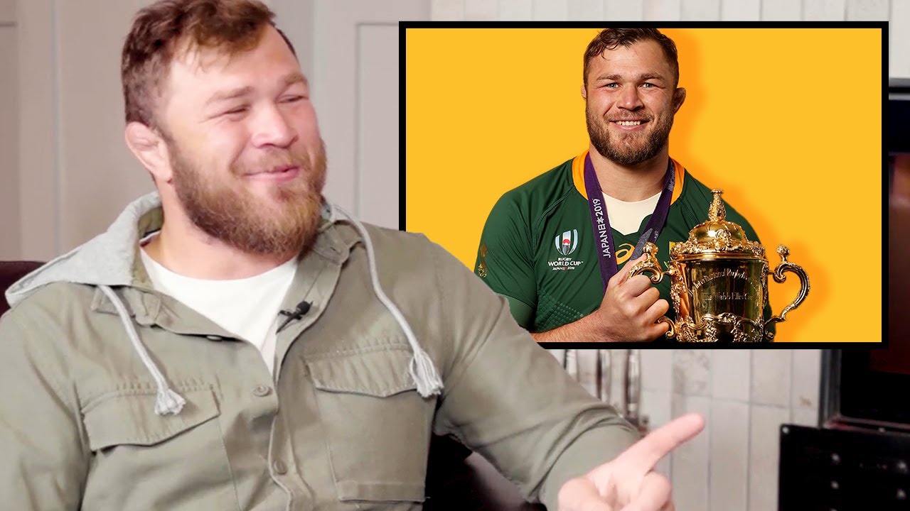 Duane Vermeulen on Winning the World Cup with the Springboks! - YouTube
