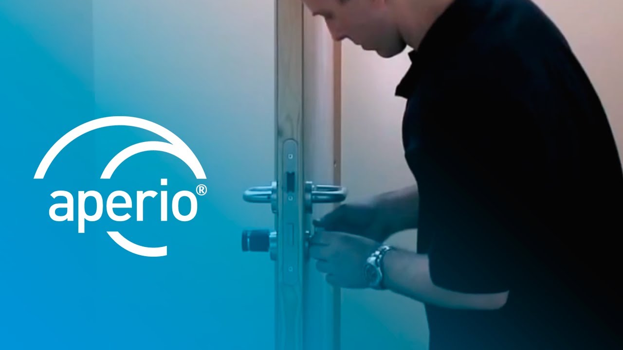 Instalación de Cilindro Aperio® alimentado por batería - ASSA ABLOY ...