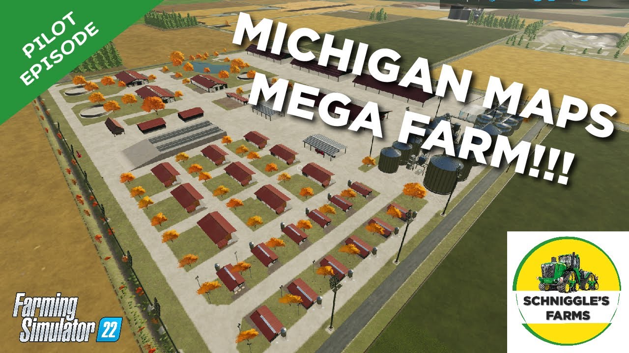 $30 MILLION DOLLAR MEGA FARM BUILD! How I designed Michigan Farms Mega ...
