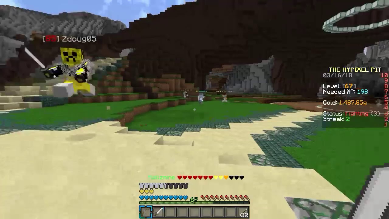 The Hypixel Pit LiveStrean - YouTube