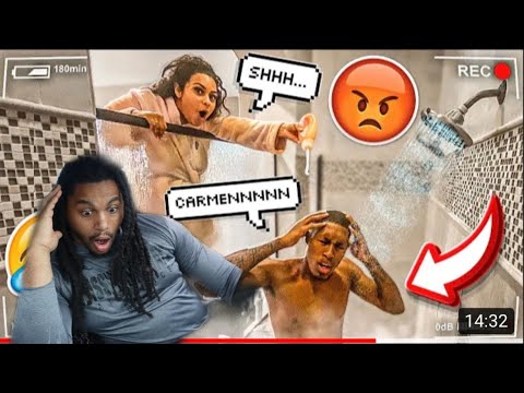 CARMEN AND COREY SHAMPOO PRANK ON HUSBAND **BAD IDEA** (REACTION) - YouTube