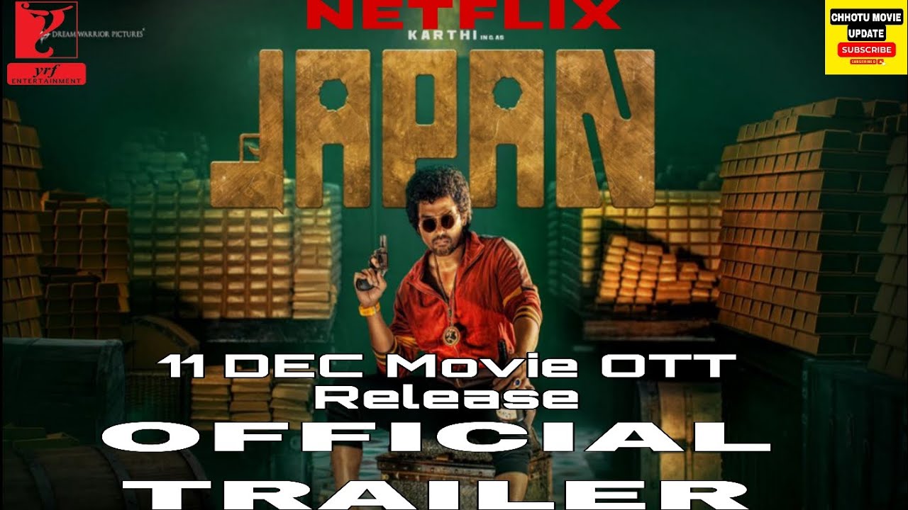 Japan | Official Tamil Trailer | Karthi, Anu Emmanuel, Sunil - YouTube