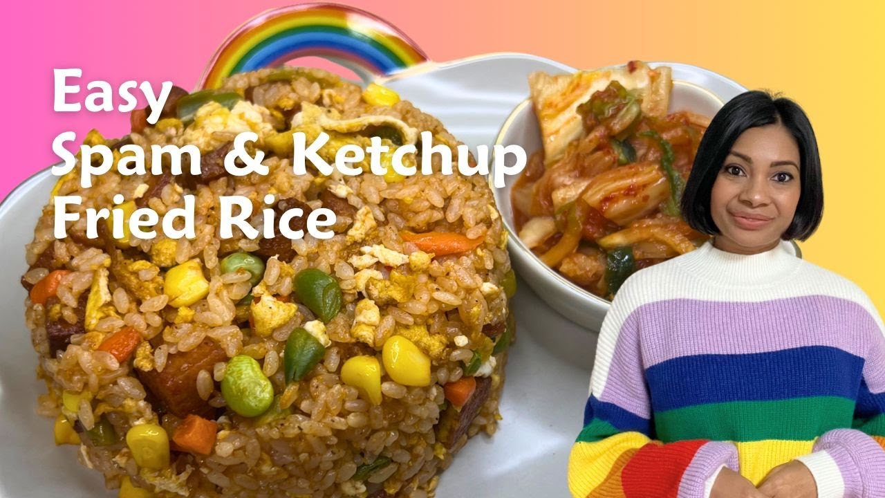 Quick & Delicious Spam & Ketchup Fried Rice Recipe l Spam Fried Rice ...