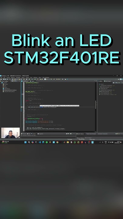STM32 LED BLINK EXAMPLE. #stm32 #stm32cubeide #arduino - YouTube