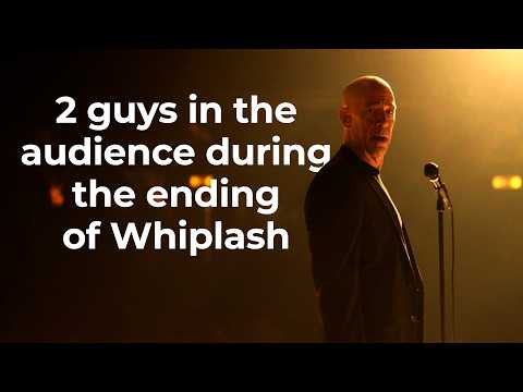 2 guys in the audience during the ending of Whiplash
