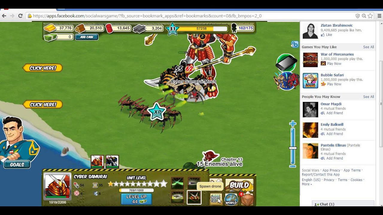 Social Wars - Cyber samurai mech - YouTube
