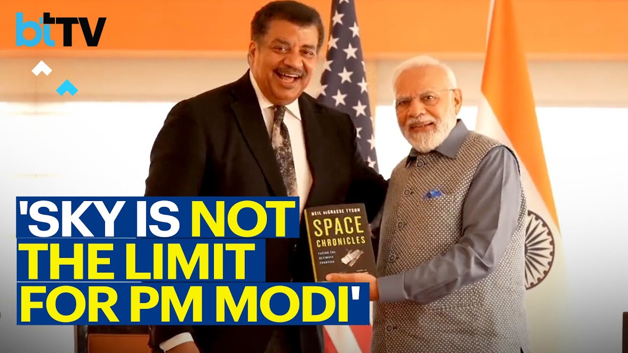 #ModiInUSA: Famous Astrophysicist Neil Degrasse Tyson Meets PM Modi ...