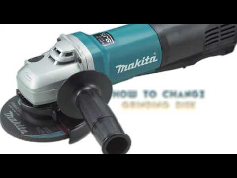 How to change disk grinder - YouTube