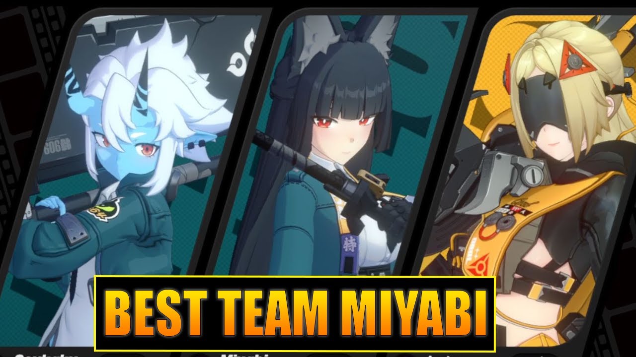 Best Team Miyabi : Trigger - Soukaku Dream Team Gameplay | Zenless Zone ...