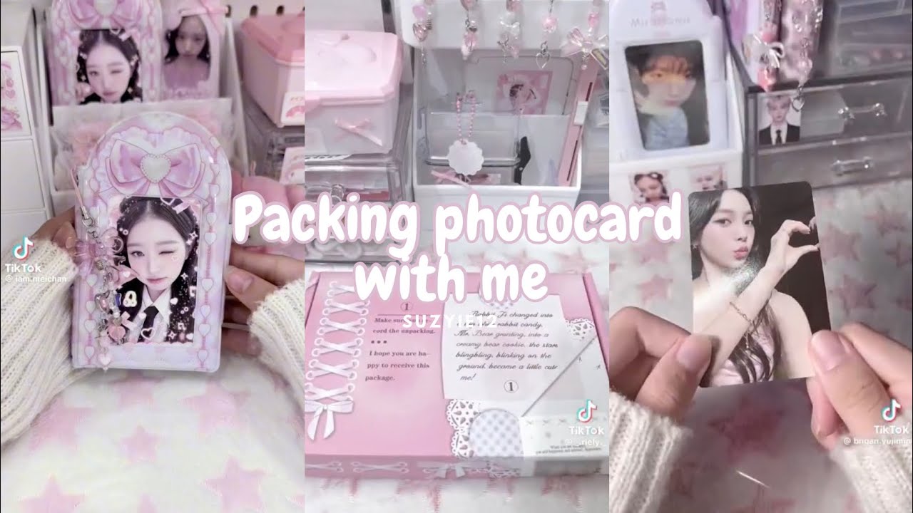 🍥🎀Packing photocard with me🎀🍥- Part 6 | Suzyie - YouTube