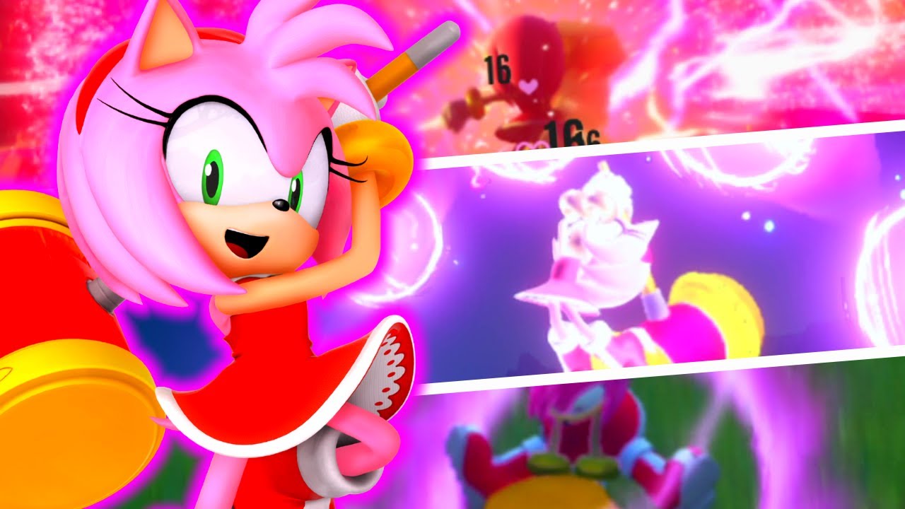 Sonic Frontiers: Amy! (New Animations, Physics & More!) - YouTube
