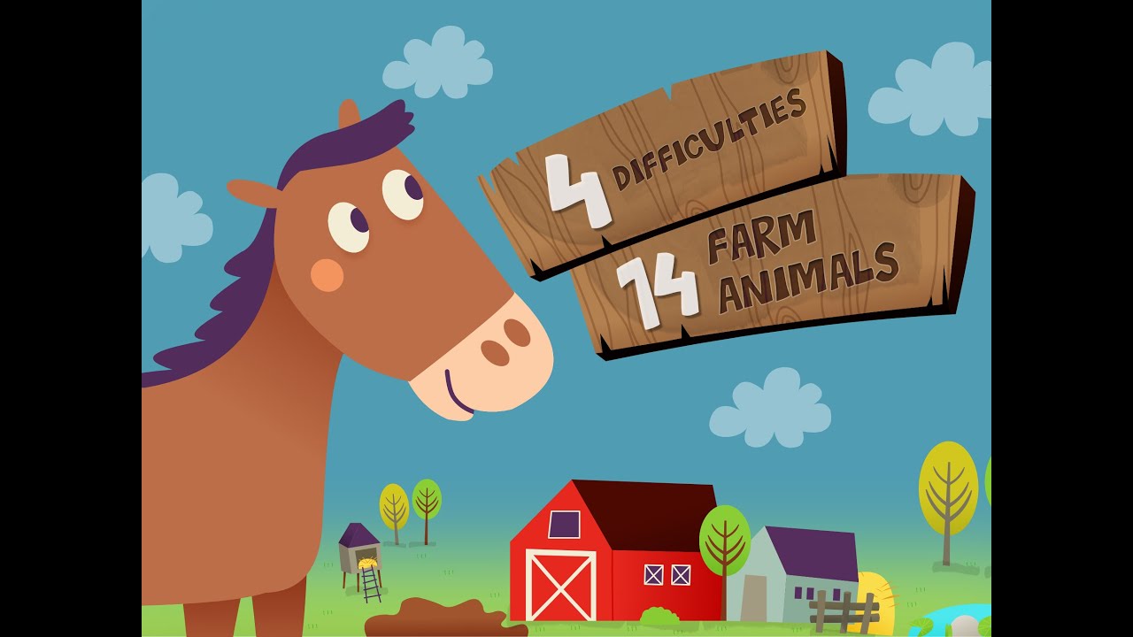 On the farm - Memory matching game for toddlers on iOS and Android ...