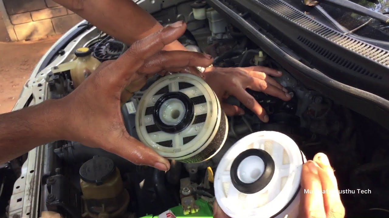 Toyota Innova diesel filter change - YouTube
