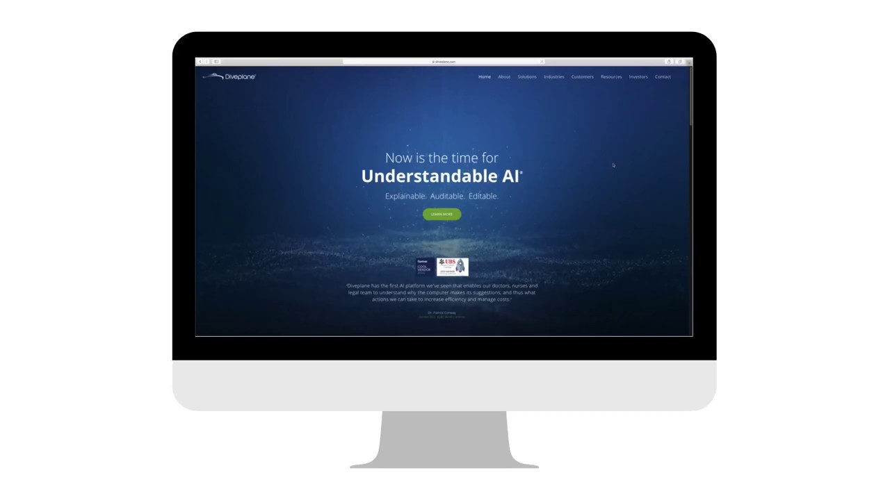 Diveplane Web Design - YouTube