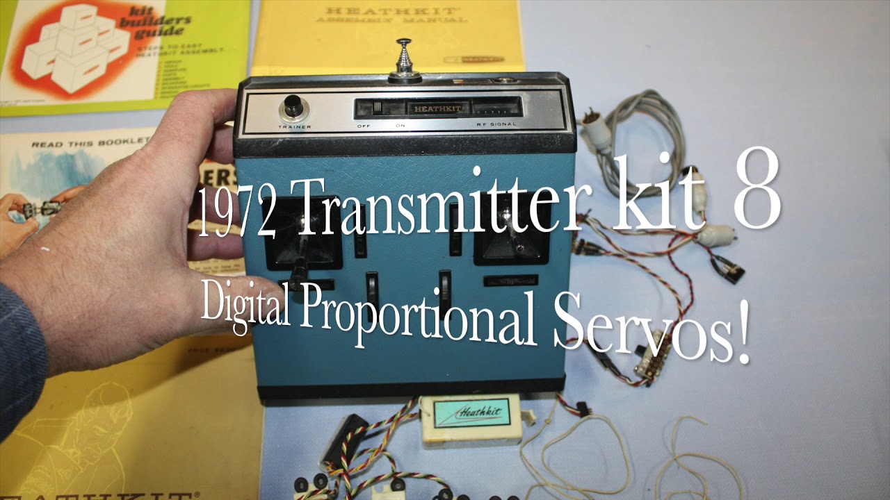 Vintage 1968 & 1972 RC Transmitters Heath kit! - YouTube