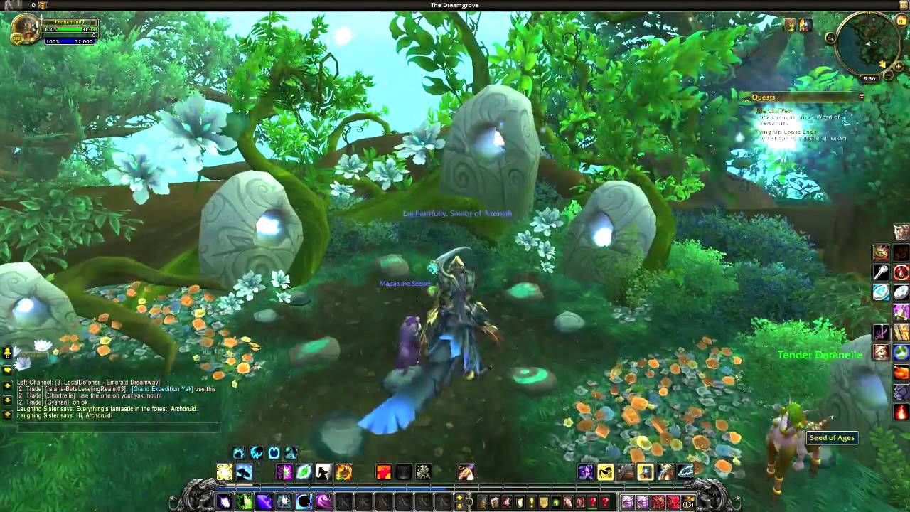 Druid Class Order Hall Dreamgrove [World Of Warcraft: Legion Beta ...