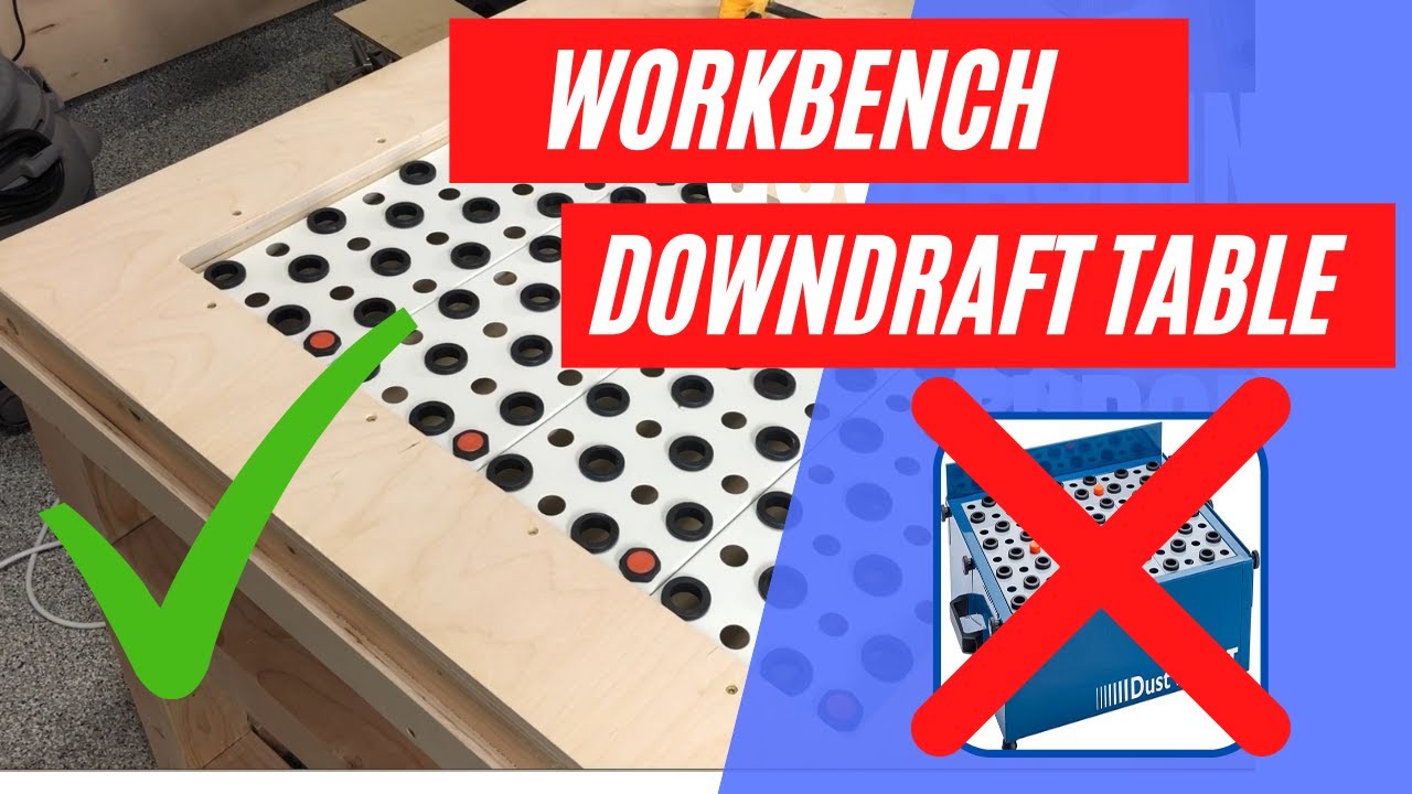 Workbench Downdraft Table - Dust-Free Sanding Setup - YouTube
