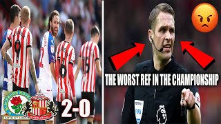 The Worst Ref In The Championship To Date. Blackburn vs Sunderland 2-0 ...