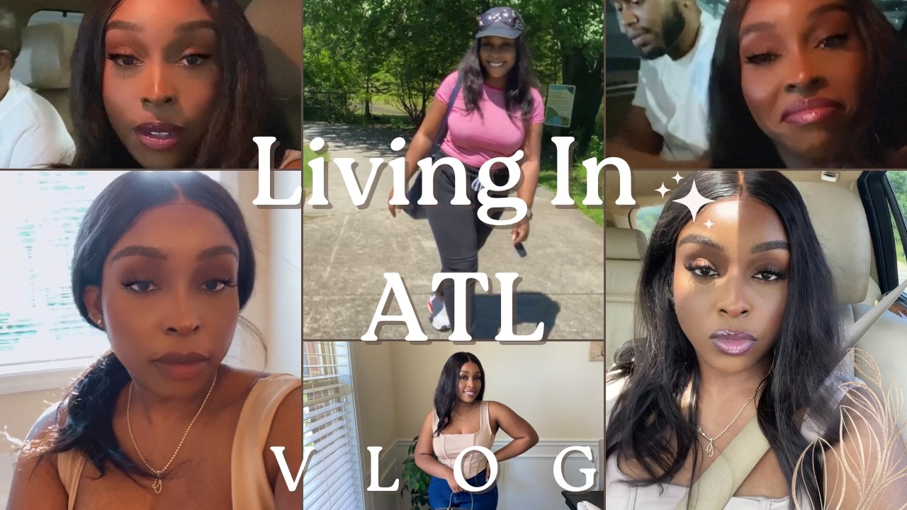 LIVING IN ATLANTA VLOG | Realistic Work Day | Movie Night | Family ...
