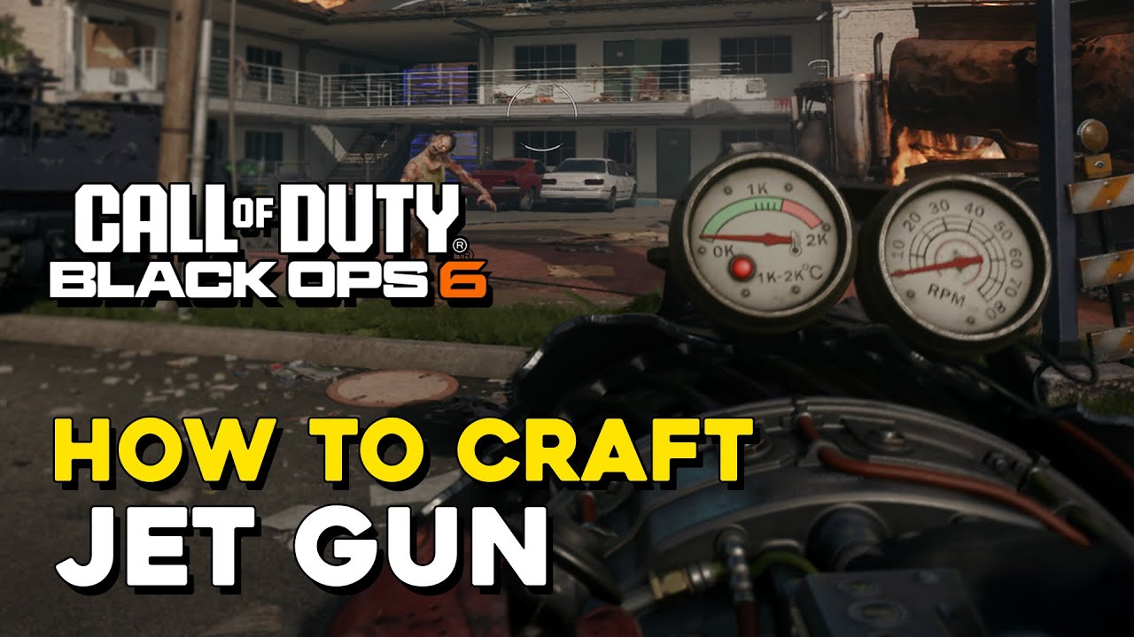 Black Ops 6 Zombies How To Craft The Jet Gun - YouTube