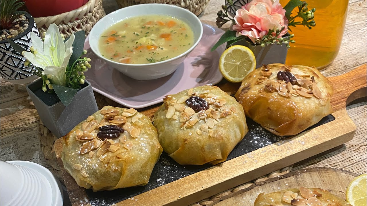 بسطيلات صغار بالدجاج بطريقة سهلة وبسيطة وأكدولي على البنة 👌mini bastila ...