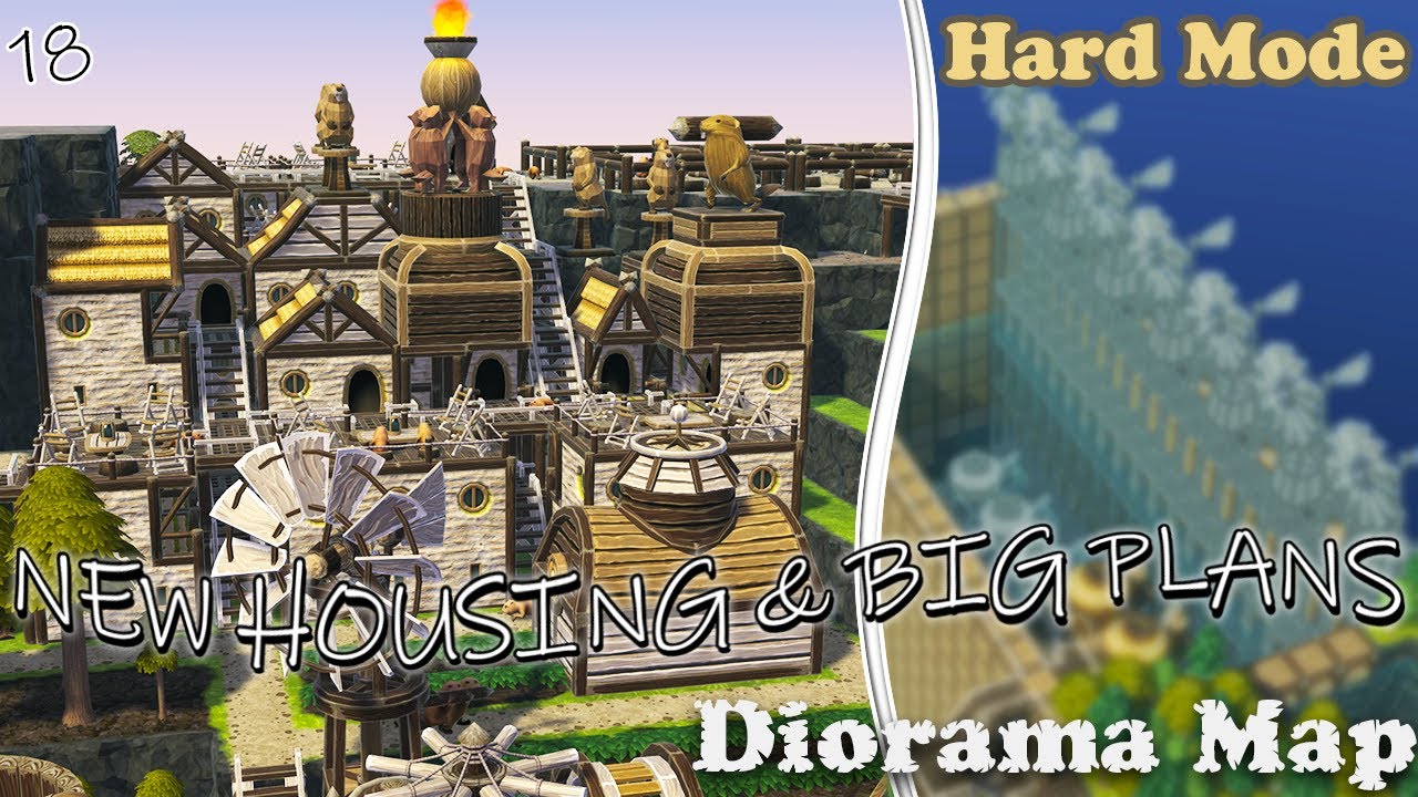 Upgrading Housing and Making BIG PLANS on The Smallest Map in Hard Mode ...
