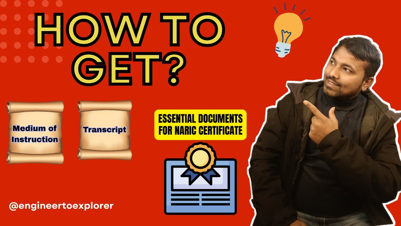 📜 How to Get Medium of Instruction, Transcript Certificate for NARIC ...