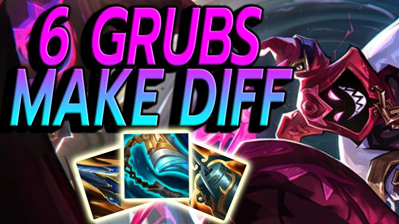 IF YOU GET 6 VOID GRUBS AS SHACO S14 - BRUISER SHACO JUNGLE S14 - YouTube