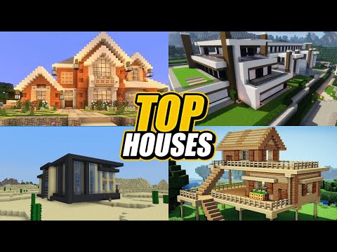 Top 10 Best Minecraft Houses - YouTube