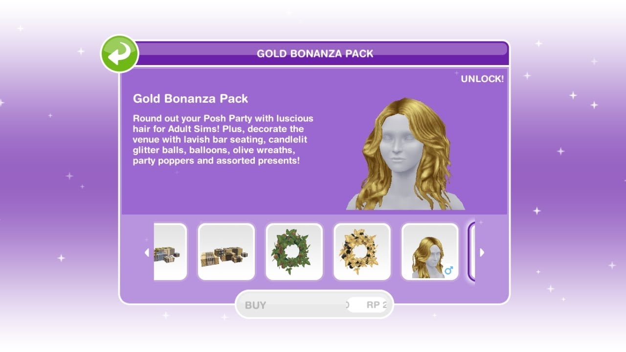 NEW ONLINE PACK : POSH PARTY BONANZA IN MY SAVE DATA | THE SIMS ...