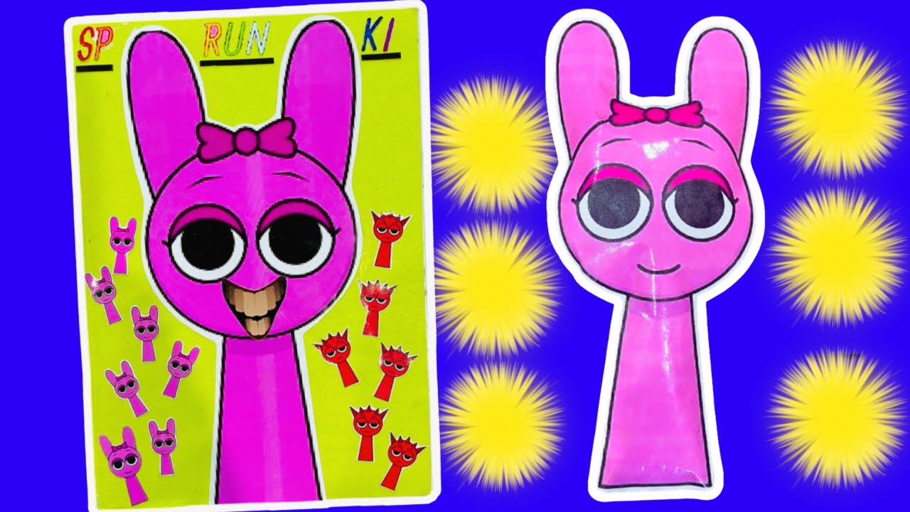 Making SPRUNKI Game Book (+ PINKI squishy surgery) game book - YouTube
